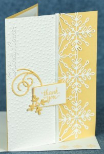 Lace Edge Card – video tutorial – Cindy's Corner