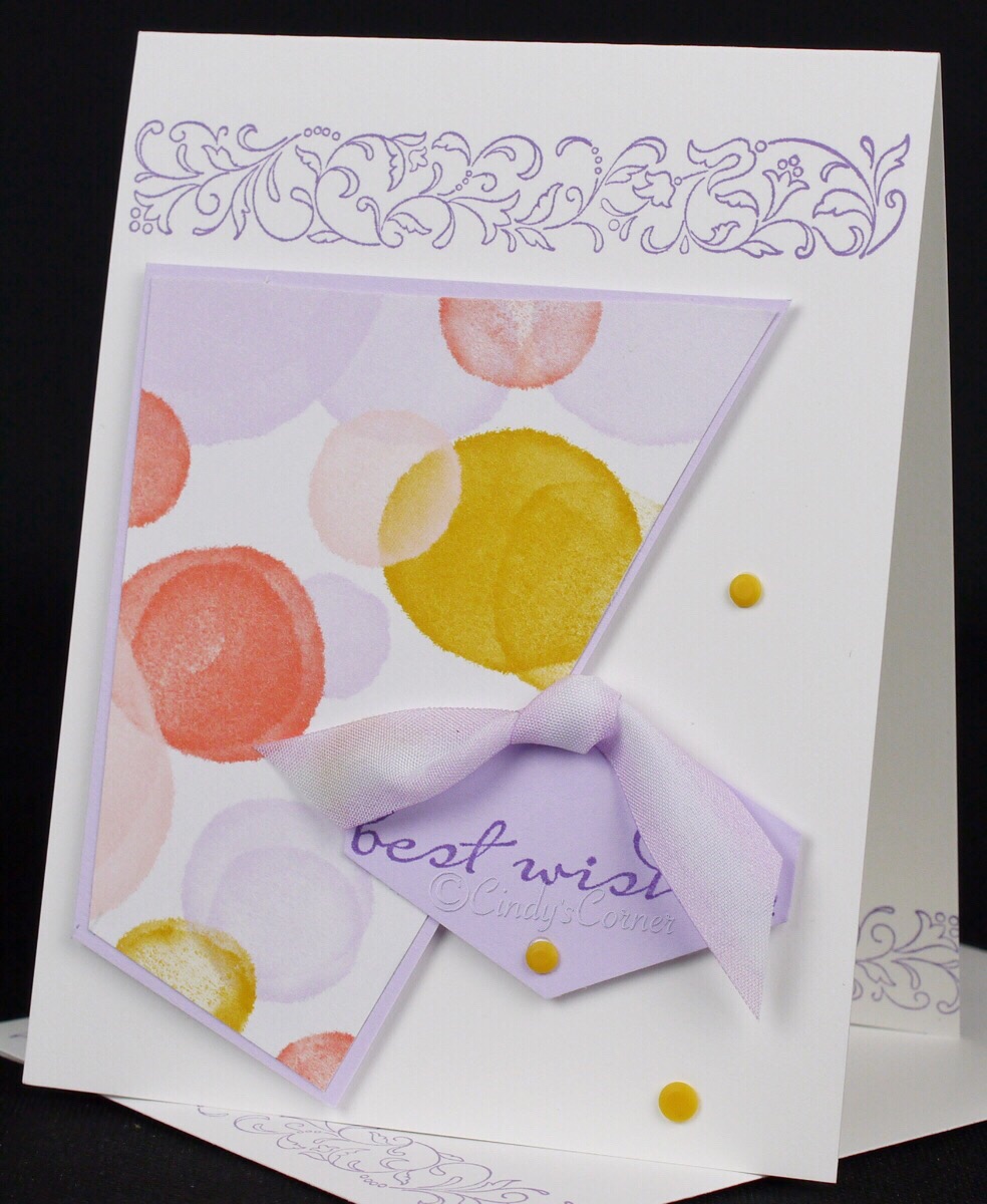 Playing with Patterns ~ 4 cards from 6 x 6 piece of DSP – Cindy's Corner