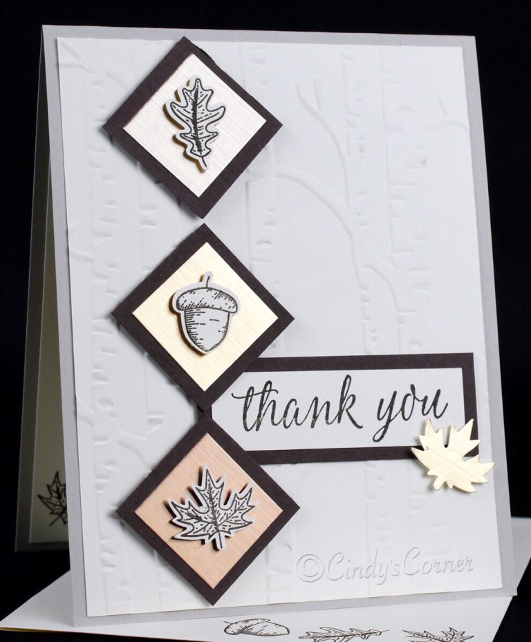 Fall Themed Thank You Card – Cindy's Corner