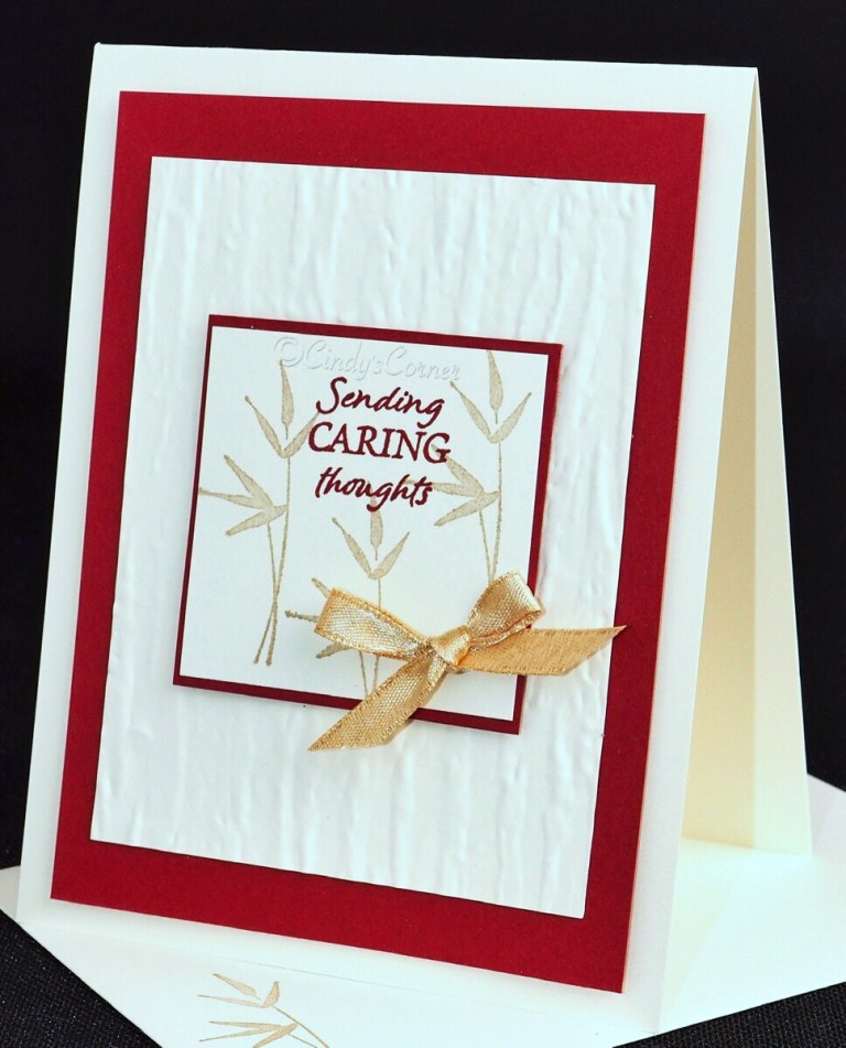 Caring Thoughts ~ Bamboo Themed Card – Cindy's Corner