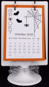 Flip over calendar ~ Spooky October – Cindy's Corner