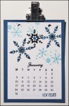 Flip over calendar ~ January Snowflakes – Cindy's Corner