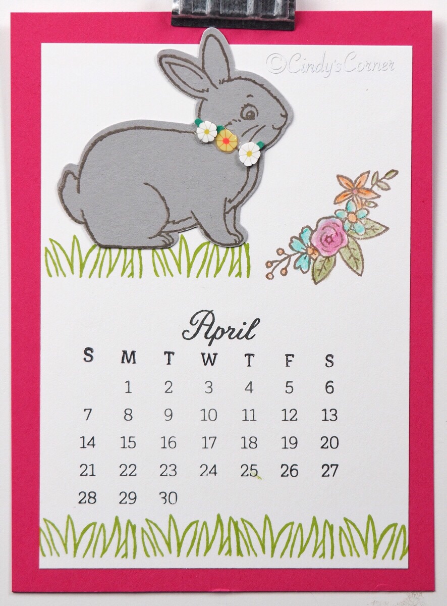 2024 Flip Over Desk Calendar ~ April – Cindy's Corner
