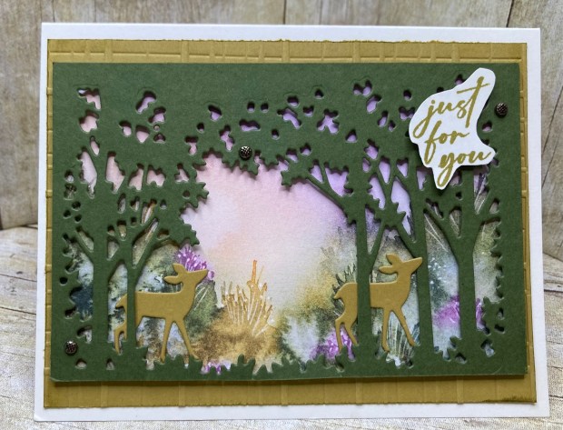Woodland Scene Masculine Card Idea – Cindy's Corner